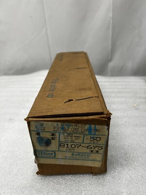 Efcor 8107-675 5/8 inch Strain Relief Portable Cord Connectors - Box of ...