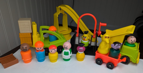 Vintage Fisher Price Little People Lot of 23 - Sesame Street ...