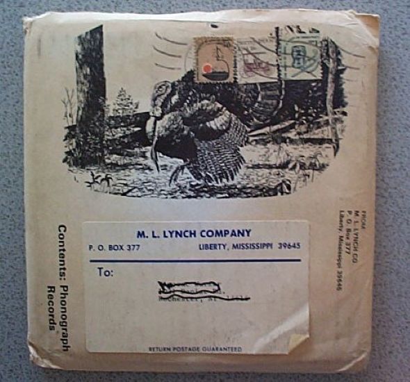 VINTAGE ML LYNCH - SLATE JET & BOX TURKEY CALL RECORD - 45-rpm - MISS ...