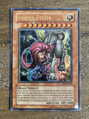 Yu-Gi-Oh EP1-EN003 Sphinx Teleia Ultra Rare Holo | eBay