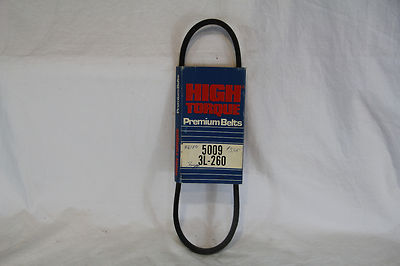 HIGH TORQUE PREMIUM BELTS V-BELT 3L-260 5009 - NOS/NIB NEW OLD STOCK | eBay