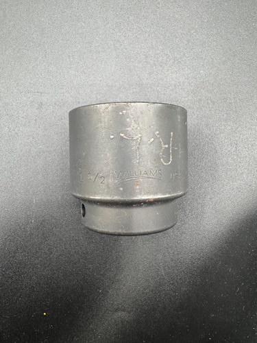Williams Tools USA 4-648 SAE 1-1/2" Shallow Impact Socket - 1/2" Drive ...
