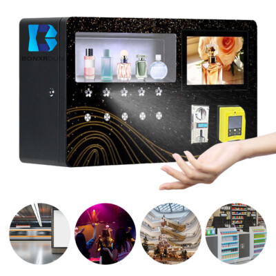 Wall Mounted Smart Operated Perfume Spray Vending Machine With Card ...