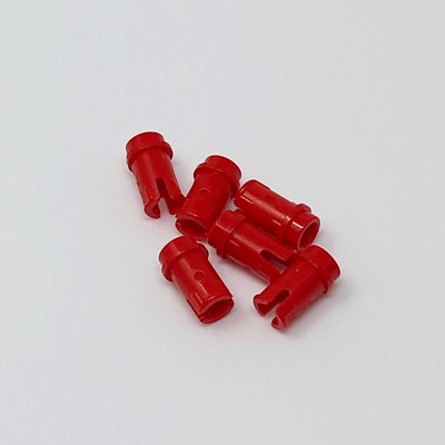 89678 LEGO Technic Pin 1/2 w/ Friction Ridges RED (6) | eBay