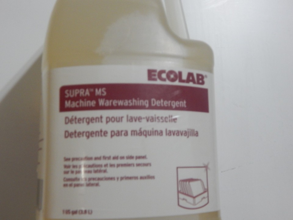 ECOLAB SUPRA MACHINE WAREWASHING DETERGENT PACK OF 4 | eBay