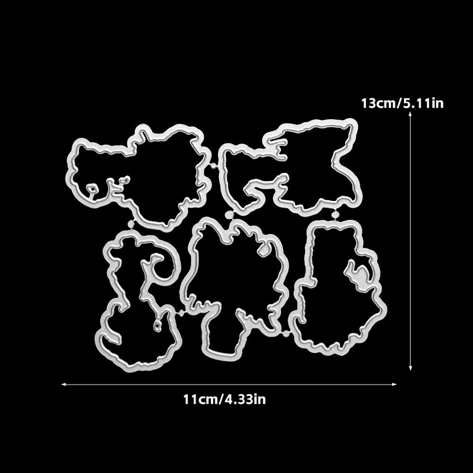 Silly Dogs All Your Need Is Less Metal Cutting Dies and Clear Stamps ...