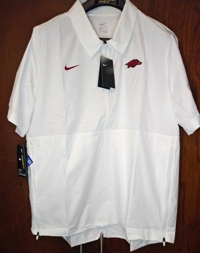 Nike Arkansas Razorbacks Coaches Sideline Jacket Pullover Men Sz XL ...
