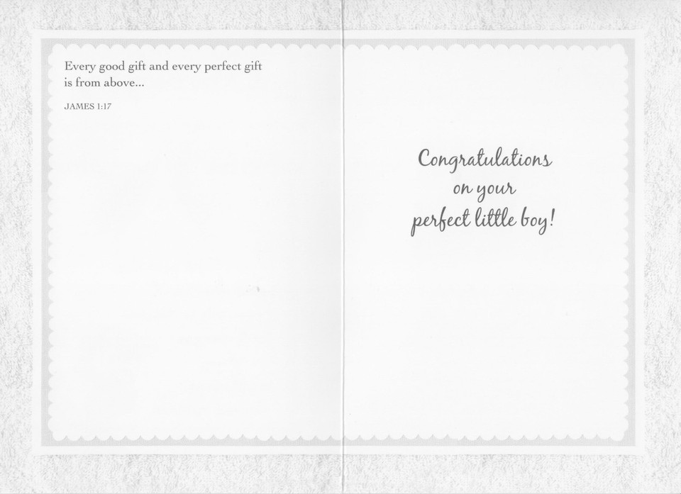 Baby Bundle Of Joy A Baby Shower Christian Scripture Greeting Card 1 ...