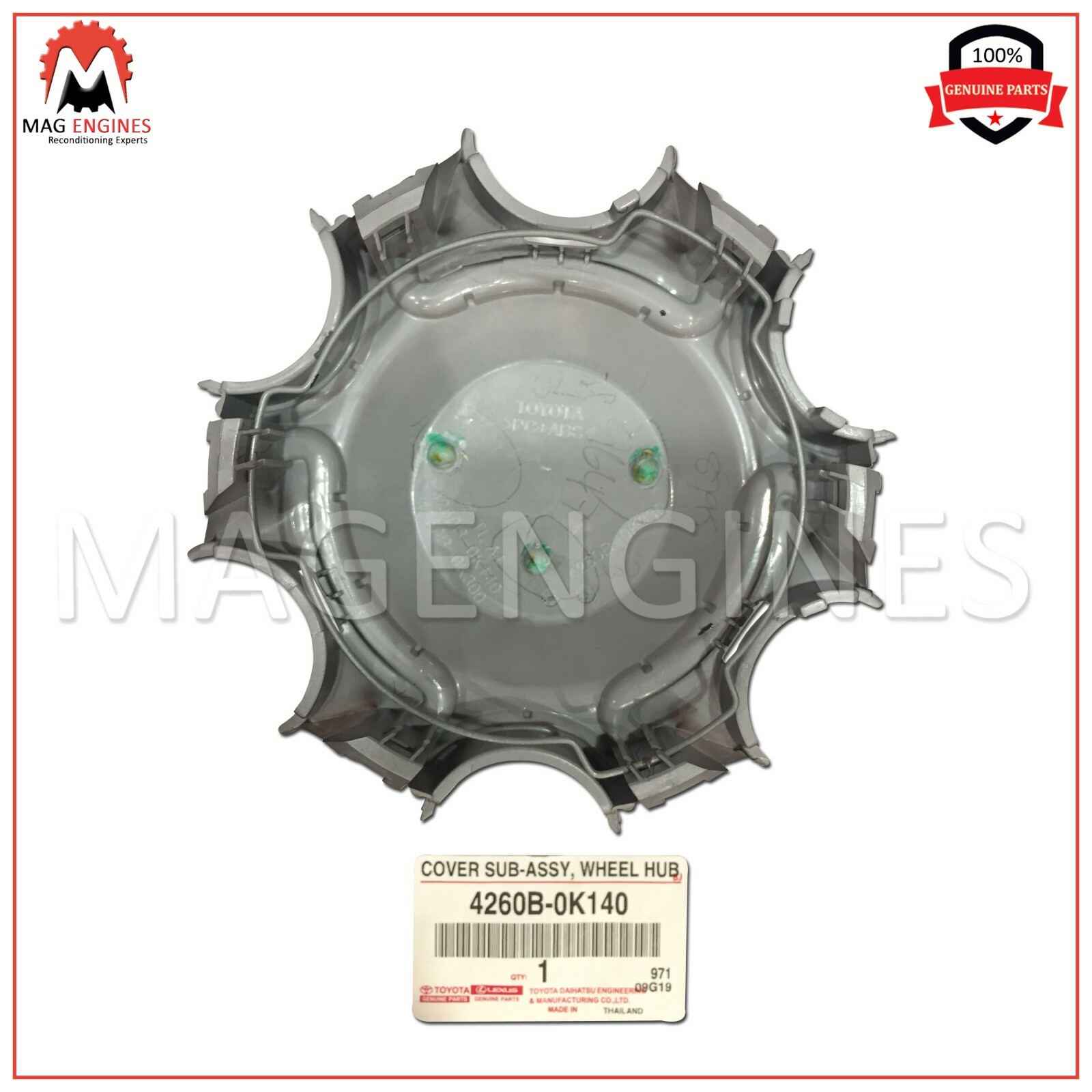 4260B-0K140 GENUINE OEM COVER SUB-ASSY, WHEEL HUB 4260B0K140 | eBay