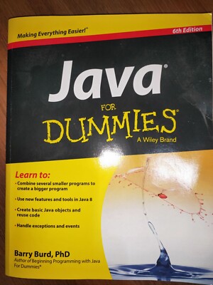 Java for Dummies® Paperback Barry Burd 9781118407806 | eBay Australia