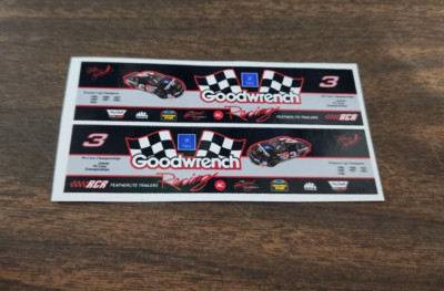 AFX Tyco Dale Earnhardt 3 Goodwrench Truck Semi Trailer Stickers DIE ...