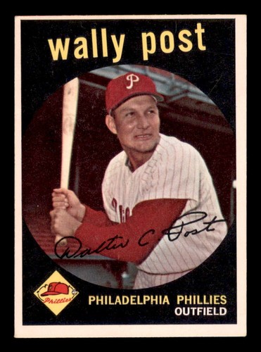 1959 Topps Baseball #398 Wally Post EX *e2 | eBay