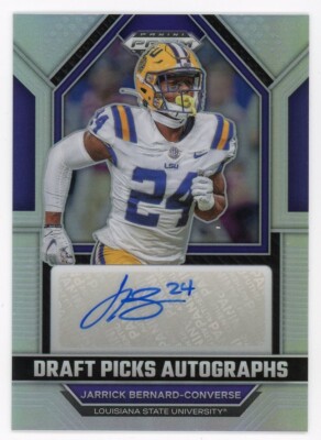 Jarrick Bernard-Converse 2023 Panini Prizm Draft Picks RC Auto Silver ...