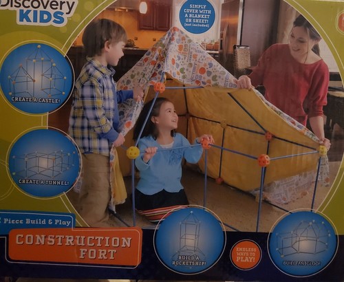 Discovery Kids Construction Fort 72pc Build and Play for sale online | eBay
