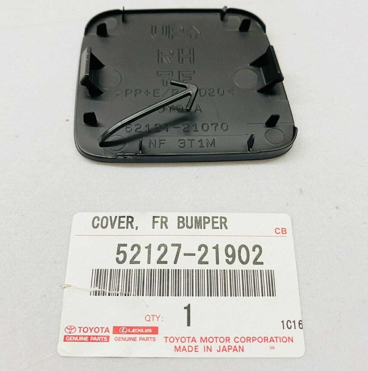 GENUINE TOYOTA SCION TC FRONT RIGHT BUMPER TOW HOOK COVER CAP OEM 52127 ...