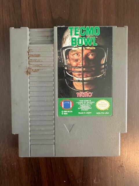 Tecmo Bowl (Nintendo NES, 1989) Authentic untested 18946110059| eBay