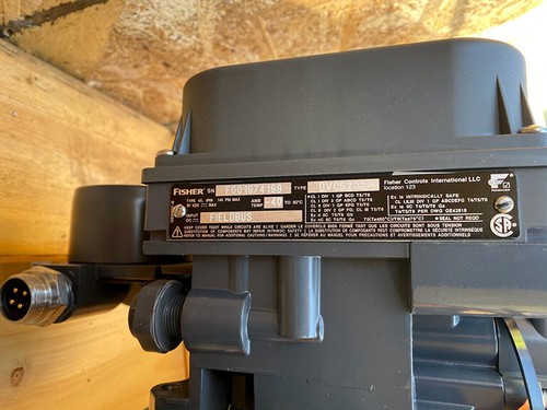 Fisher Emerson DVC6200F FIELDVUE Field Communicator Digital Valve ...