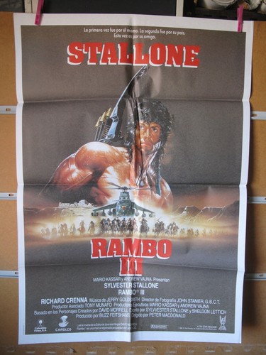 A9256 RAMBO III ACORRALADO SYLVESTER STALLONE RICHARD CRENNA | eBay
