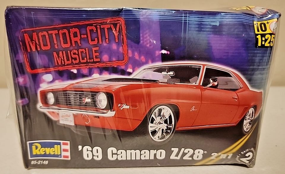 Revell Motor City Muscle '69 Camaro Z/28 Kit #85-2148 Factory Sealed ...