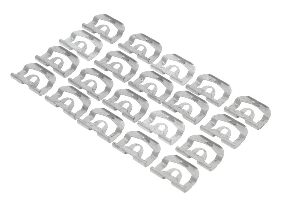 Back Glass Mldg Clip Set 20pc 68-74Nova 71-74 Ventura 2DR Cpe w/Vinyl ...