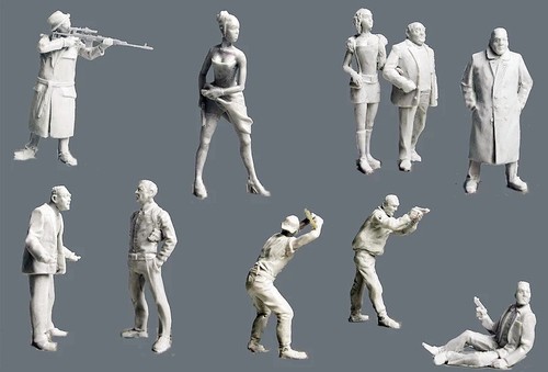 1/72 Resin Spies Secret Agents 10 Set Unassembled Unpainted | eBay