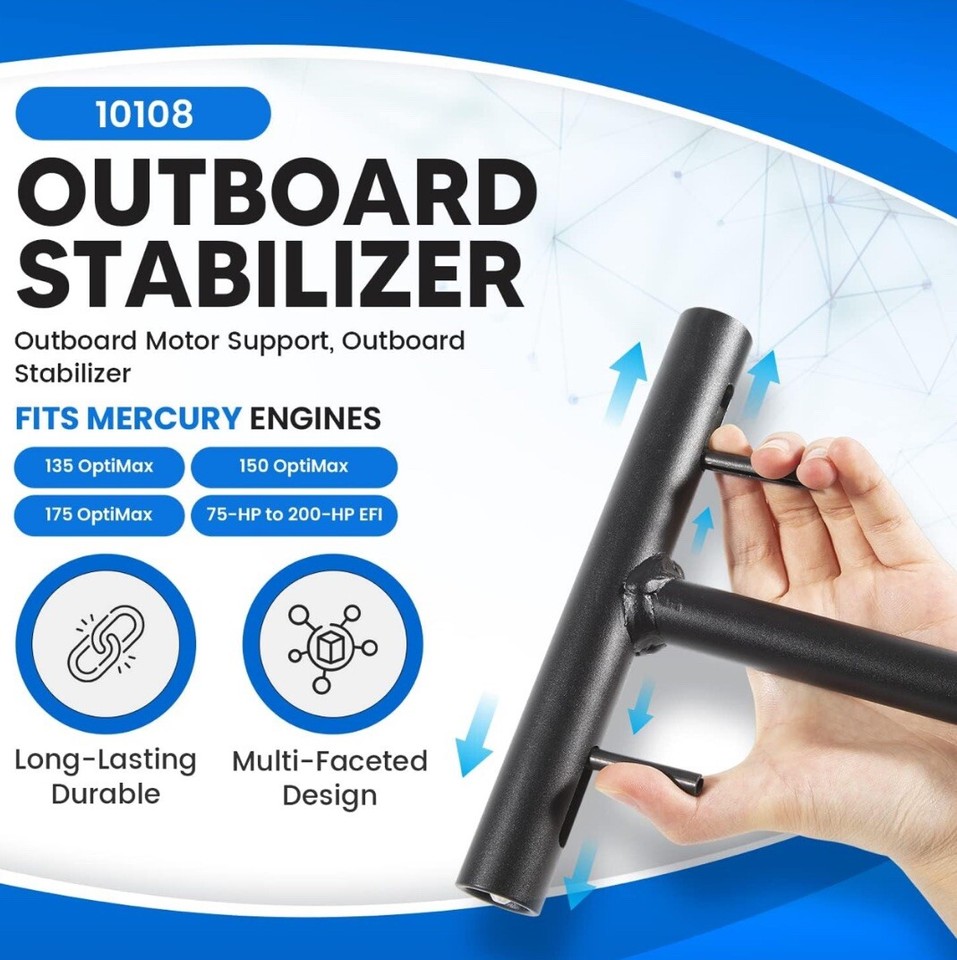 10108 Lock N' Stow Outboard Motor Trailering Support Transom Saver For ...