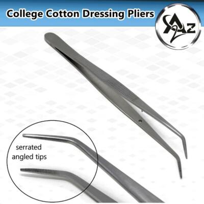 Cotton Pliers Dental College Tweezer 16cm Surgical Forceps Diagnostic ...