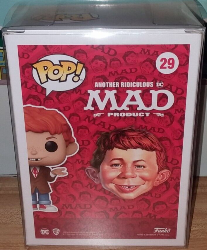 Funko POP! Alfred E. Neuman #29 Mad Magazine Bobblehead Comic DC (Pop ...