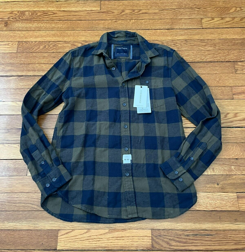 Denim & Flower Flannel Shirt Men's Size Medium Performance Collection ...
