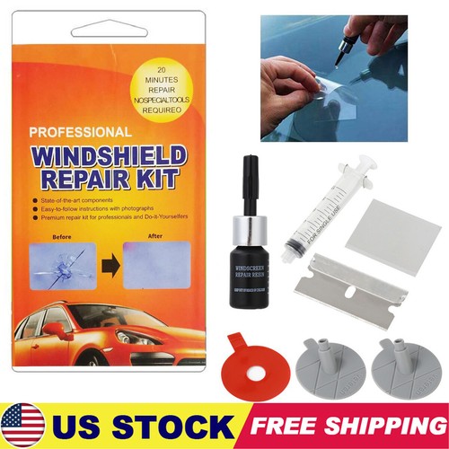 3 ML Car Windshield Repair Tool Kit Fix Car Wind Glass Windscreen For ...