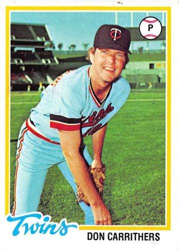 1978 Topps #113 Don Carrithers EX/NM Twins J2M | eBay