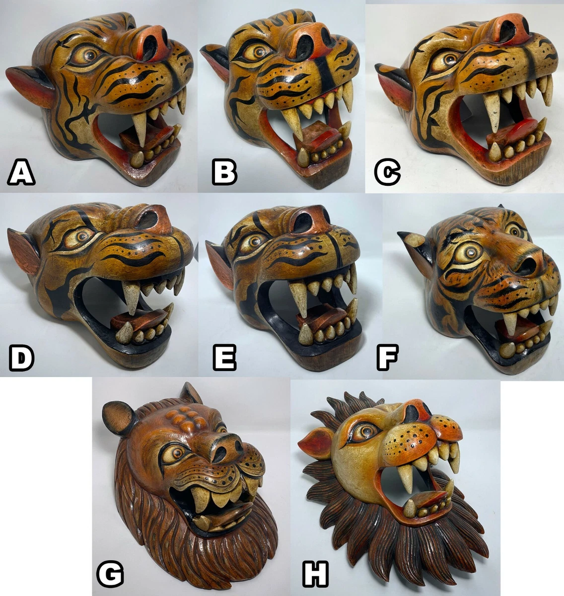 African Animal Masks Lion