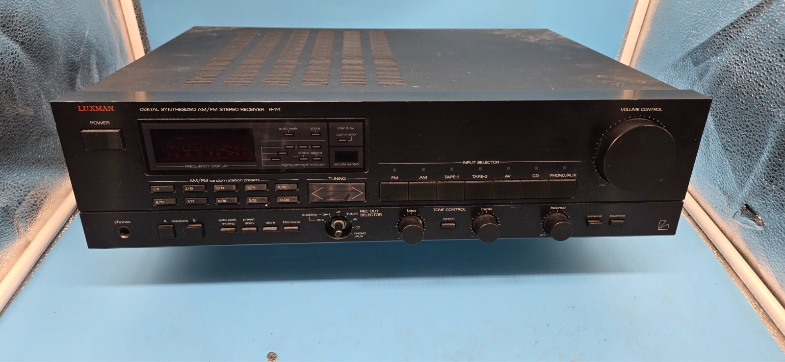 Luxman R-114 Vintage Stereo Receiver No Remote - Tested! | eBay