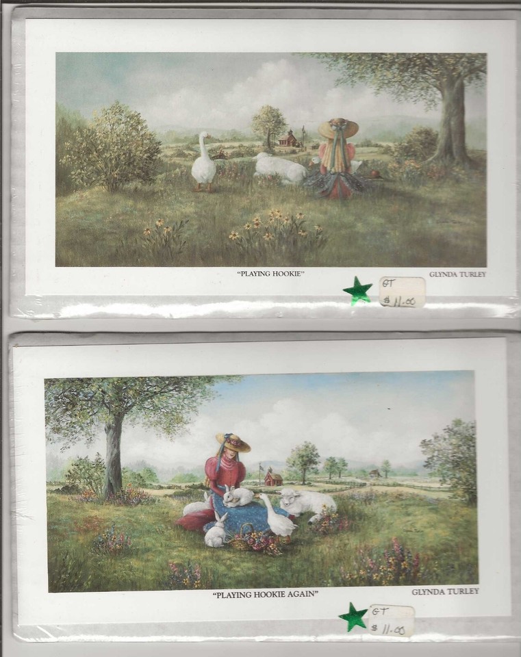 6 Glynda Turley Unframed Prints 8" X 4.5" Summer Day / Wild Roses +More ...