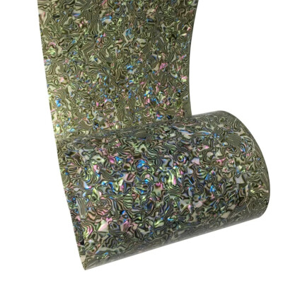 18x62" Drum Wrap 0.5mm Musical Instrument Deco Sheet Abalone Seashell ...