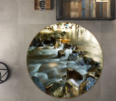 3D Natural Rivers O1484 Game Rug Mat Round Elegant Photo Carpet Mat Eve ...