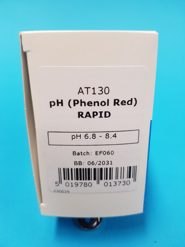 Palintest AT130 Phenol Red 250 Tablets Rapid Water Testing Ph 6.8-8.4 ...
