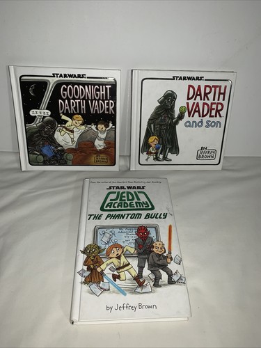 JEFFREY BROWN STAR WARS 3 HC BOOKS Good Night Darth Vader and Son ...