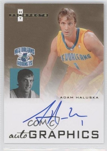 2007-08 Fleer Hot Prospects Autographics Adam Haluska #AU-HA Rookie ...