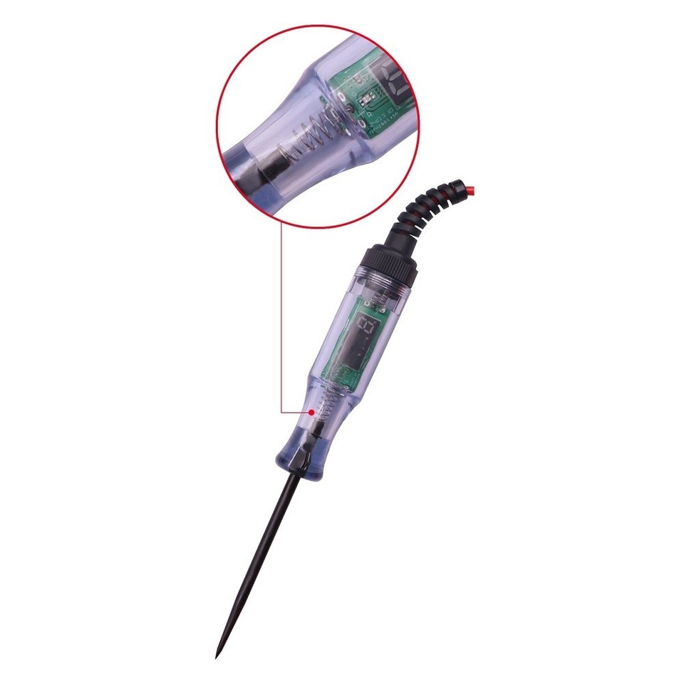 Digital Automotive Circuit Tester Probe with Spring Wire and Voltage ...