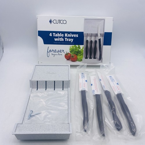 Cutco 4-Piece Table Knife Set 1759 Classic w/ Wall/Drawer Tray New/open ...