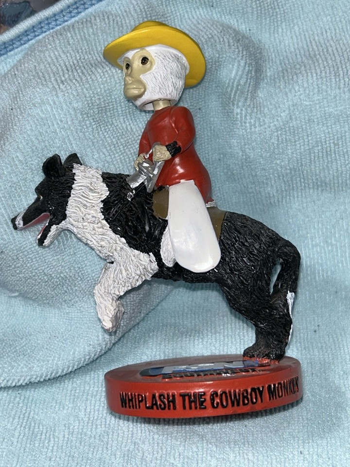 Whiplash The Cowboy Monkey Bobble Head Mesquite Championship Rodeo ...