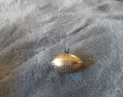 GOLD FILLED FOOTBALL CHARM VINTAGE 1947 WC Conference Champions | eBay