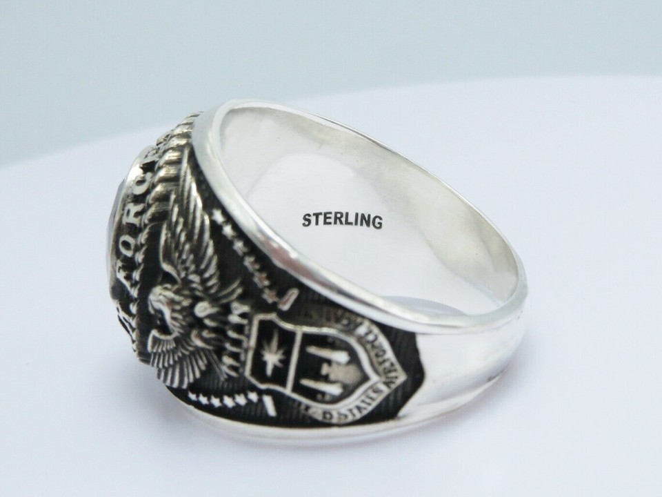 SILVER 925 , 1979 , US AIR FORCE RING , USAF RING , USAF FREEDOM , US ...