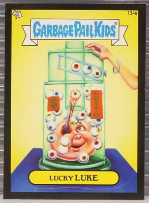 2013 Garbage Pail Kids Brands New Series 3 Lucky LUKE #134a Black | eBay