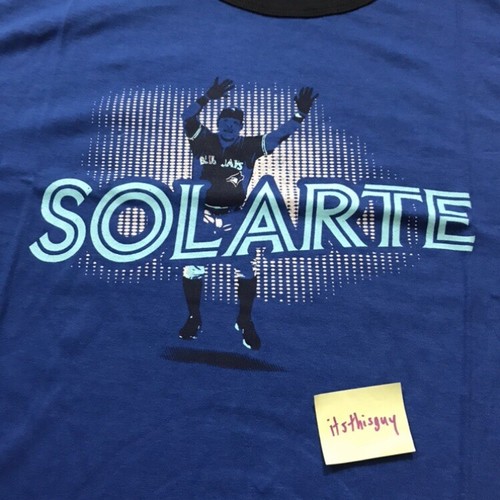 Toronto Blue Jays Yangervis Solarte Ringer Tee T-Shirt SGA MLB Baseball ...