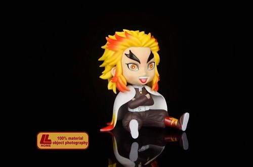 Anime Demon Slayer Rengoku Kyoujurou Sitting PVC action Figure Statue ...