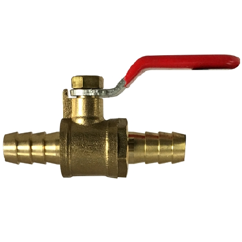 1/4" Mip X 3/8" Barb Cp Ball Valve Brass Fittings 944012 (Pack Of 10 ...