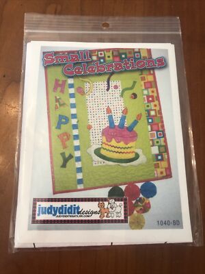 Small Celebrations Happy Quilt Pattern By Judy Did It Designs New | eBay