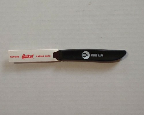 Vtg CARGILL Hybrid SEEDS promo Quikut Paring knife USA made promotional ...